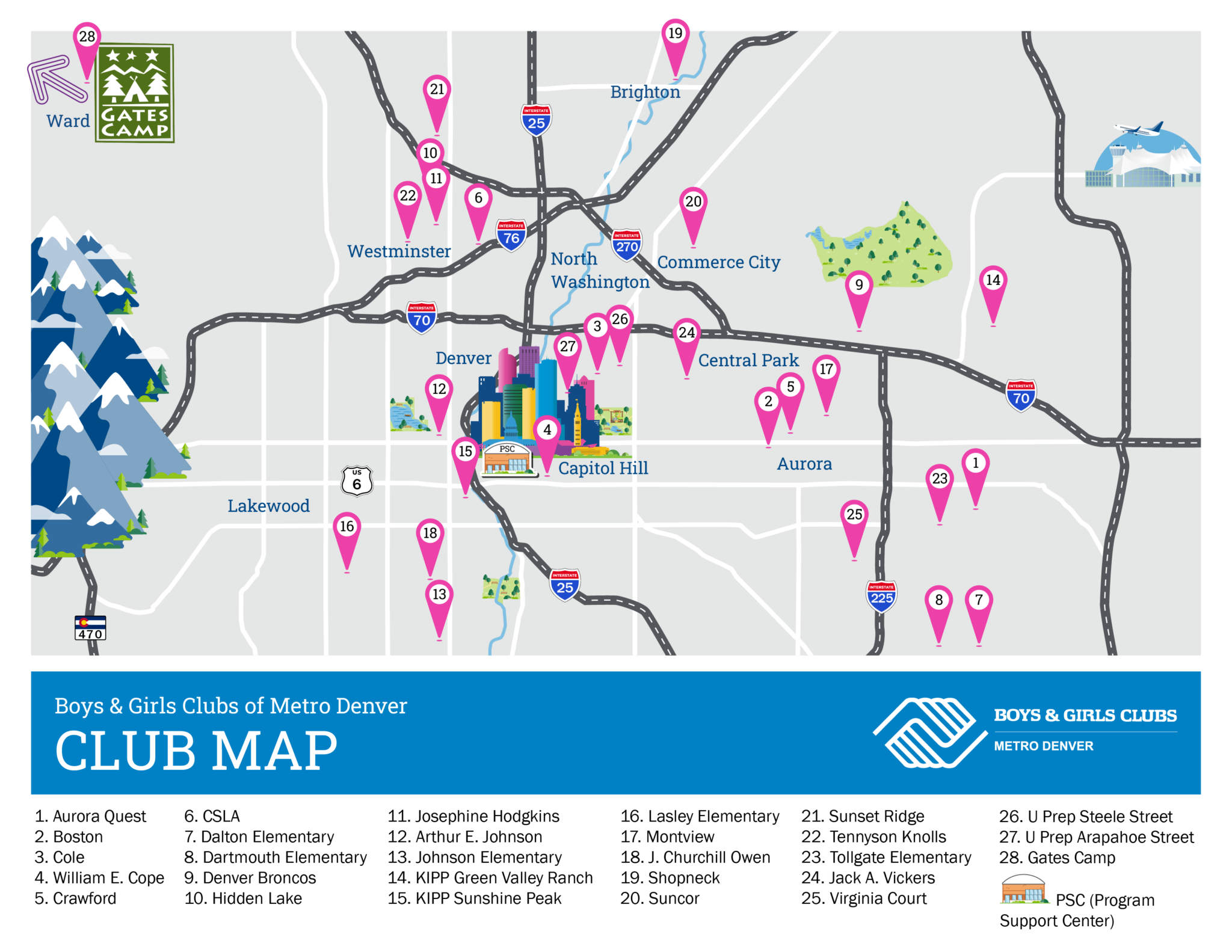 Clubs - Boys and Girls Clubs of Metro Denver